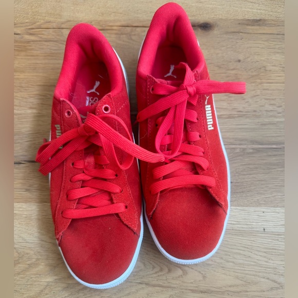 Puma | Shoes | Puma Red Sneakers | Poshmark